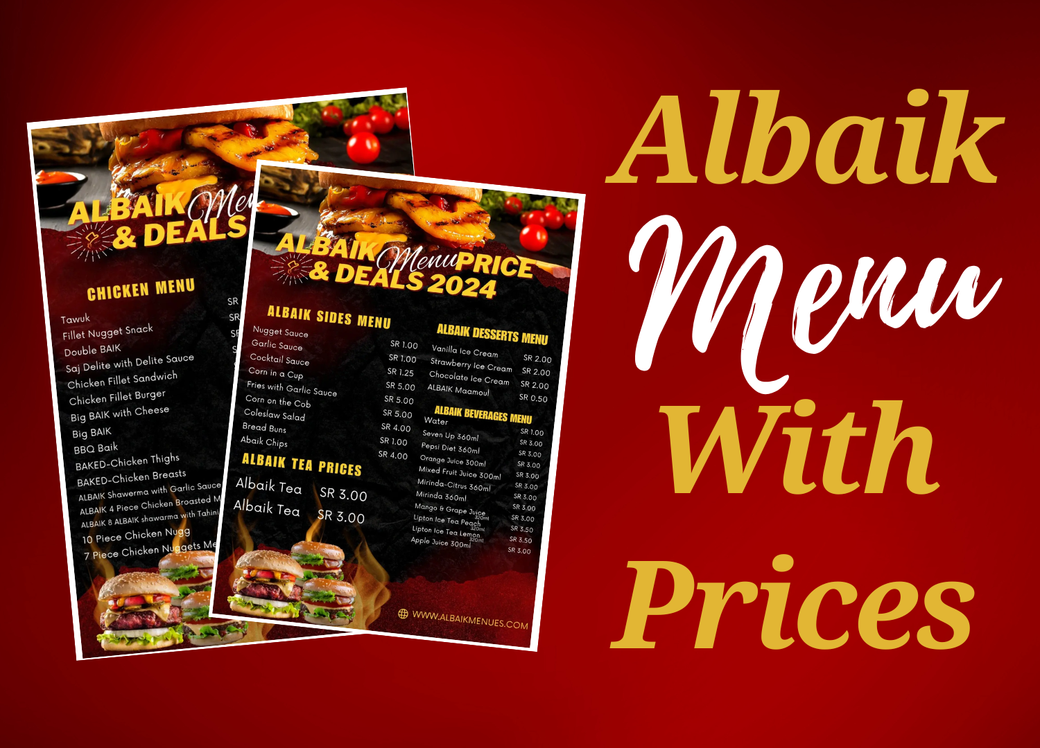 Albaik Menu with Prices, Calories, and Exclusive Deals 2025